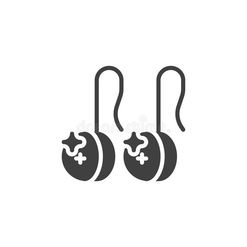 Wire Hook Earring Vector Icon Stock Vector - Illustration of logo ...