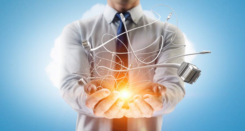 Wire Internet connection stock image. Image of wire - 117789273