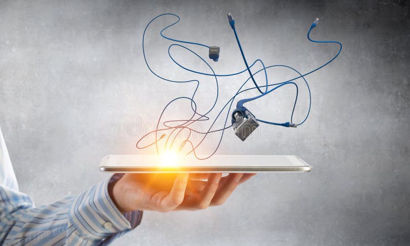 Wire Internet connection stock photo. Image of connection - 131141092