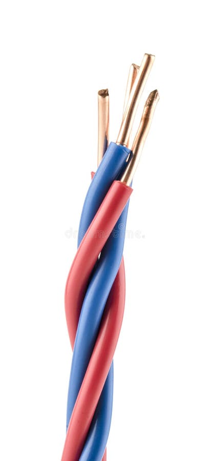 Wire isolated on white stock image. Image of construction - 108811863