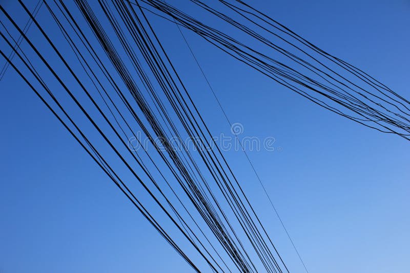 Wire line stock photo. Image of electric, border, cable - 89351598