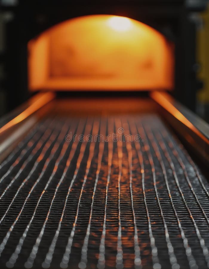 Wire Mesh Conveyor Belt Designed for High-temperature Oven Applications ...