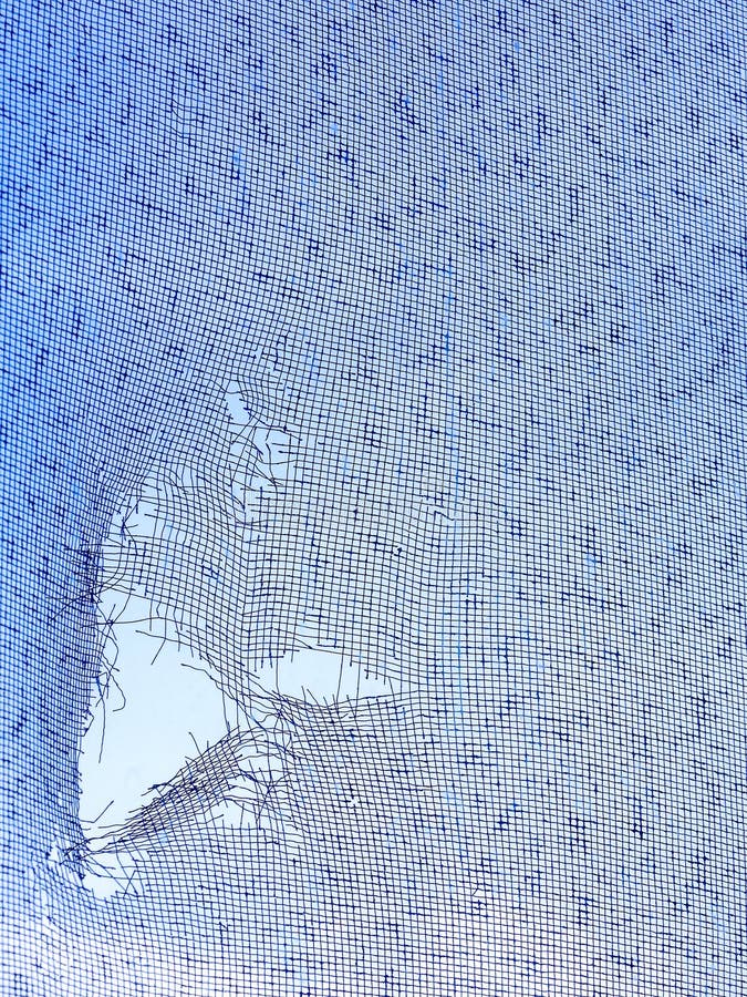 Wire Mesh Damage stock image. Image of entry, ripped - 164430453