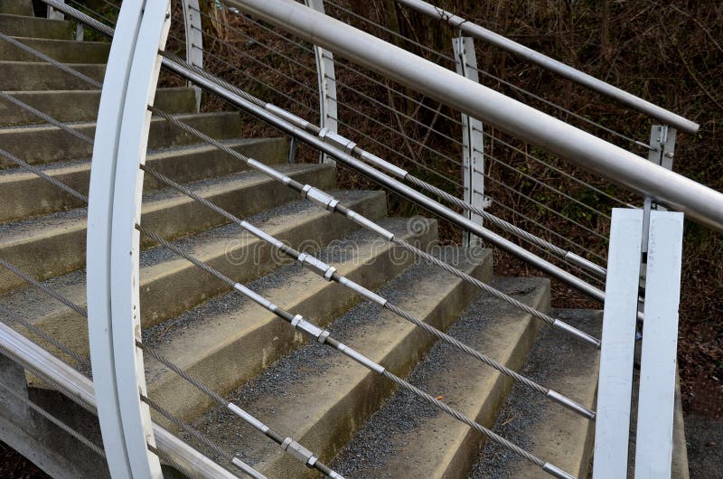 Wire Mesh Fencing with a Stainless Steel Guide Wire and a Tensioning ...