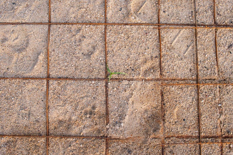 Wire Mesh ground sand stock image. Image of road, pattern - 126633039