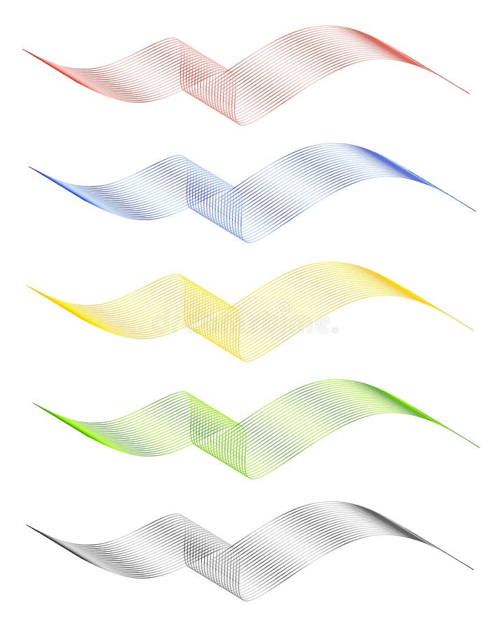 Wire Mesh Ribbon Logos Banners Stock Illustration - Illustration of ...