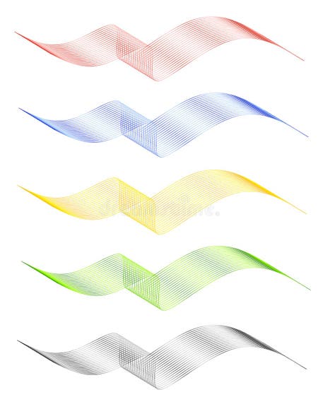 Wire Mesh Ribbon Logos Banners Stock Illustration - Illustration of ...