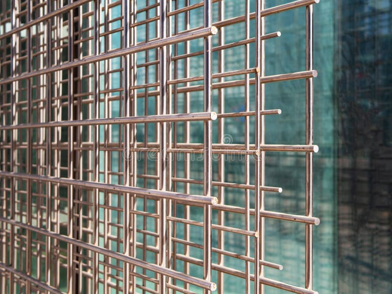 Wire Mesh Steel for Reinforcing Concrete, Close Up Stock Photo - Image ...