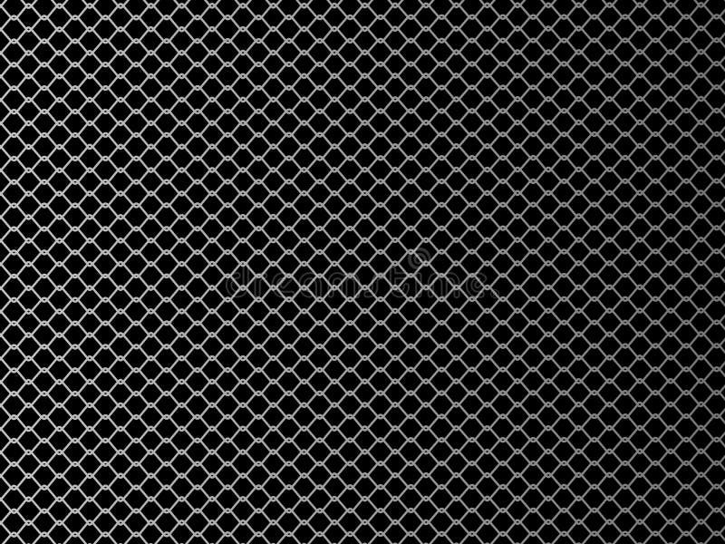 Steel Wire Mesh Seamless Background. Vector Stock Vector - Illustration ...