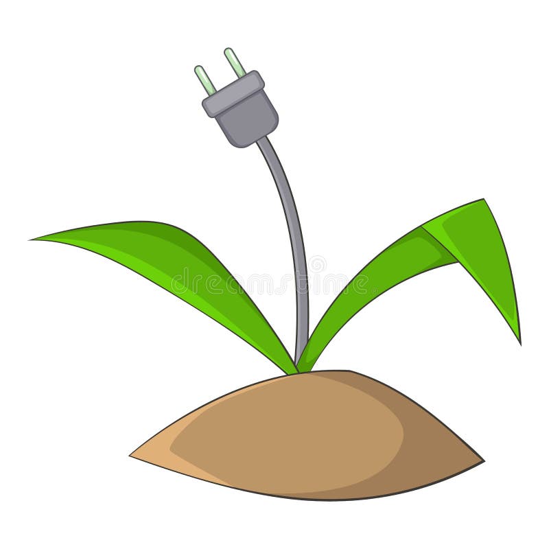 Wire Plug Icon, Cartoon Style Stock Vector - Illustration of house ...