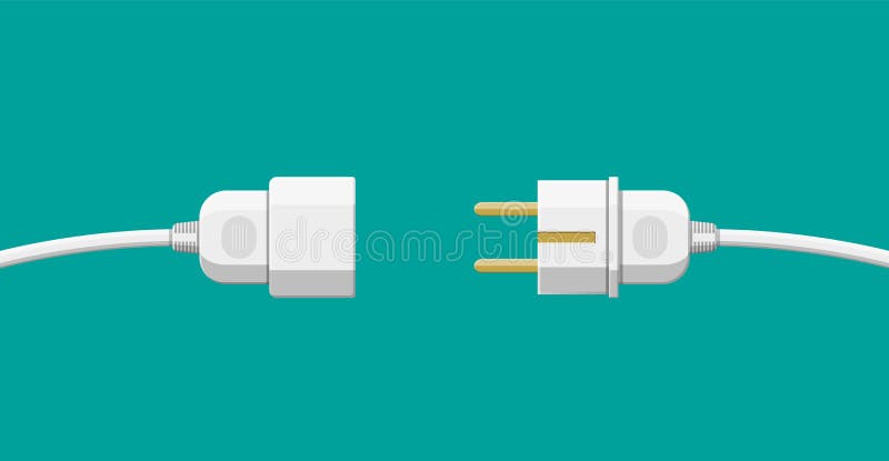 Plug and socket stock vector. Illustration of socket - 11705571