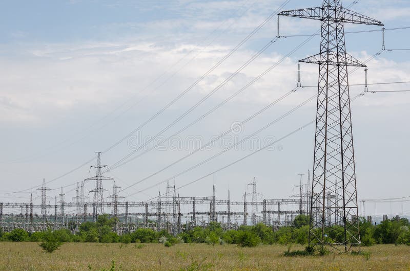 Wire post stock image. Image of faded, electrical, industrial - 177933709