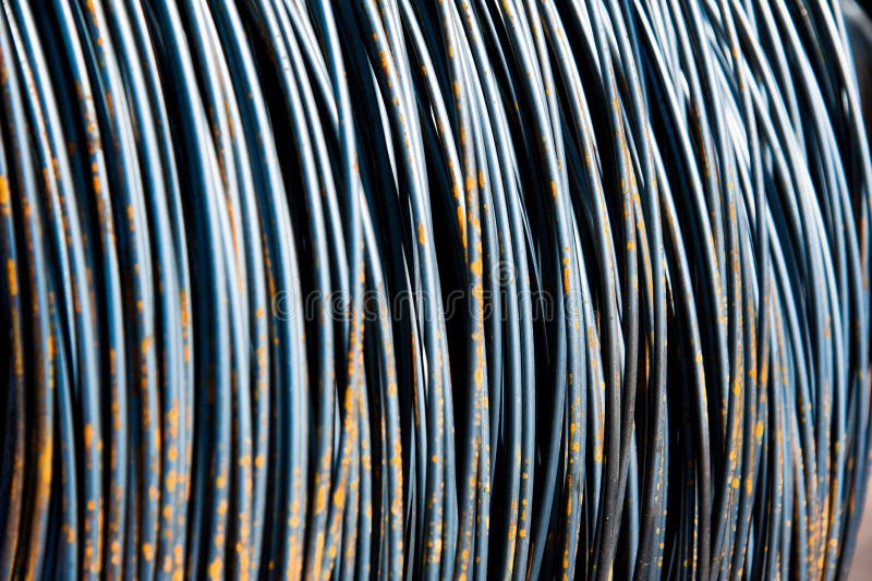 Wire production plant stock photo. Image of production - 159183300