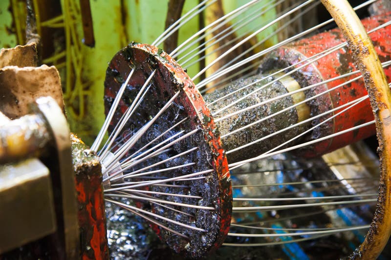 Wire production plant stock photo. Image of wire, coil - 166780058
