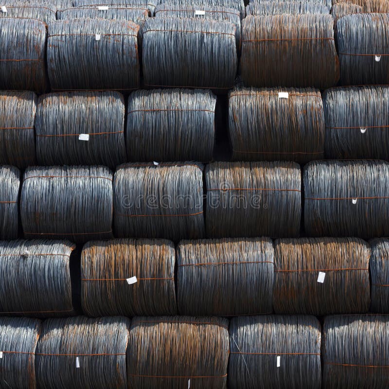 Wire reels stock photo. Image of material, abstract, spool - 37674140