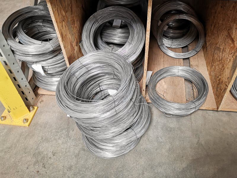 Wire roll stock image. Image of rolls, round, store - 122317789