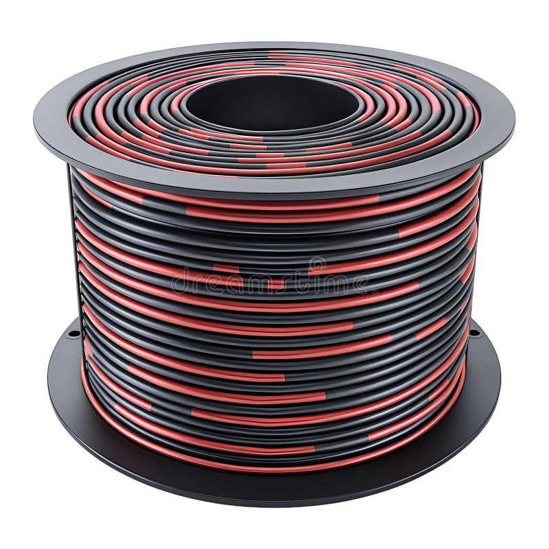 Wire Roll on Transparent Background - Ai Generated Stock Illustration ...