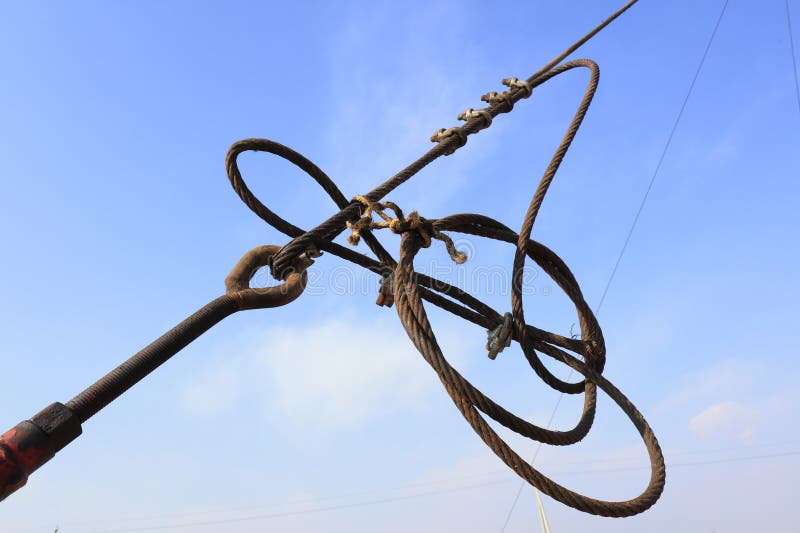 Wire rope stock photo. Image of ropes, winding, fastening - 365238716
