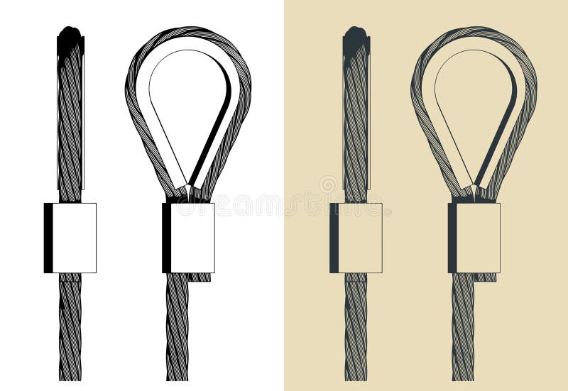 Cable Loop Connector Stock Illustrations – 83 Cable Loop Connector ...
