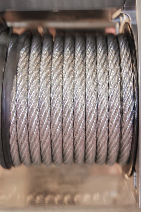Wire Rope stock image. Image of braid, fiber, metal, industry - 31003591