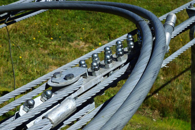 Wire Rope stock photo. Image of screws, safety, guides - 45278448