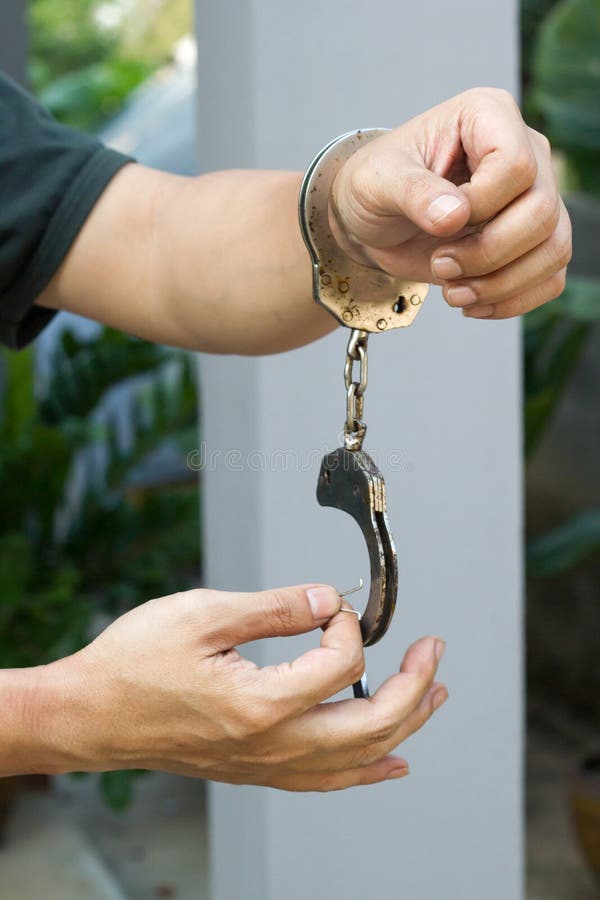 Wire shackle. stock photo. Image of trap, jail, shackled - 91055814
