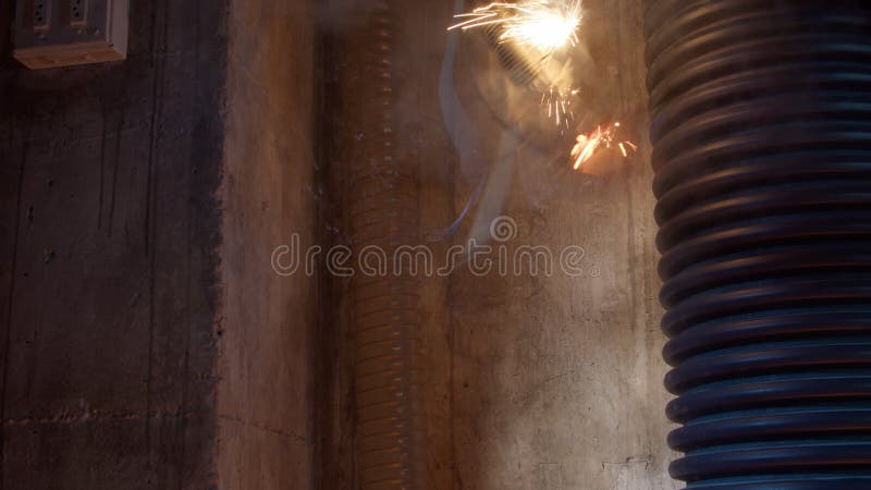 Wire Shortcircuit with Sparks Stock Video - Video of electric, fire ...