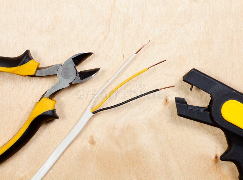 Wire snipping tools stock photo. Image of electrical - 19084348