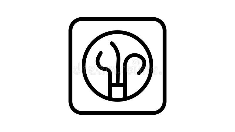 Double Socket Color Icon Animation Stock Footage - Video of power ...