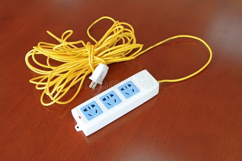 Wire and socket stock image. Image of brown, electrical - 371066287