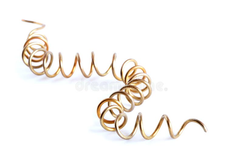 Wire Spring stock photo. Image of object, curve, bend - 43422472