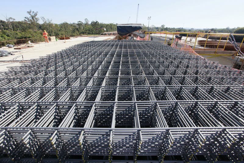 Wire steel bar stock image. Image of rusty, industry - 152786273