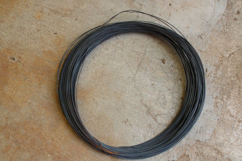 Wire steel bar. stock photo. Image of wire, material - 274972096