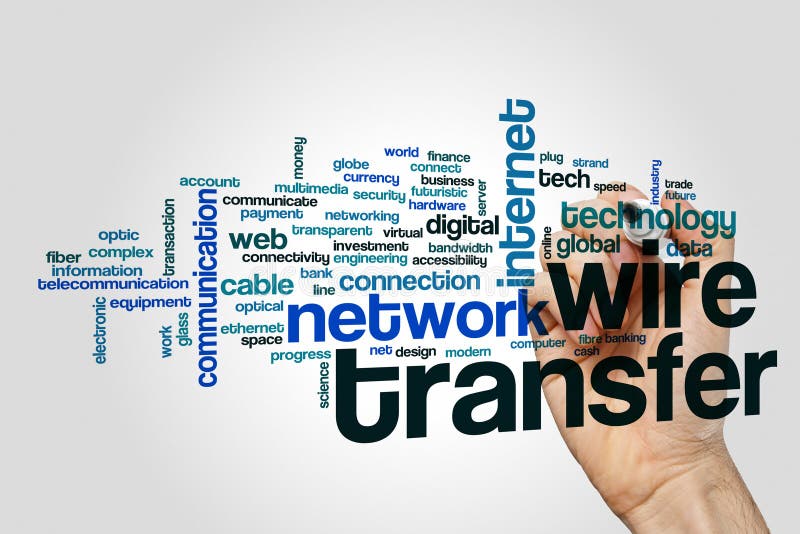Wire transfer word cloud stock image. Image of connectivity - 88381113