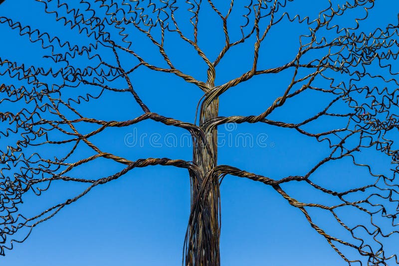 Wire Tree Branches stock image. Image of handmade, design - 76836159