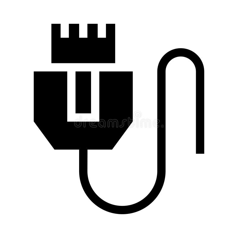 Wire glyphs icon stock illustration. Illustration of line - 115443324