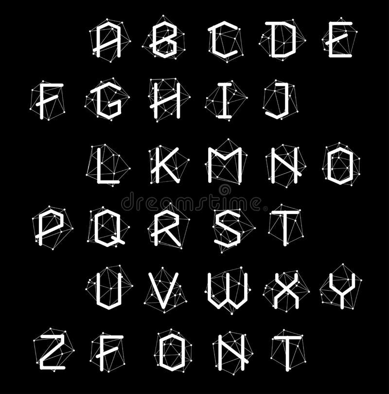 Vector Low Poly Alphabet Font Stock Illustrations – 3,656 Vector Low ...