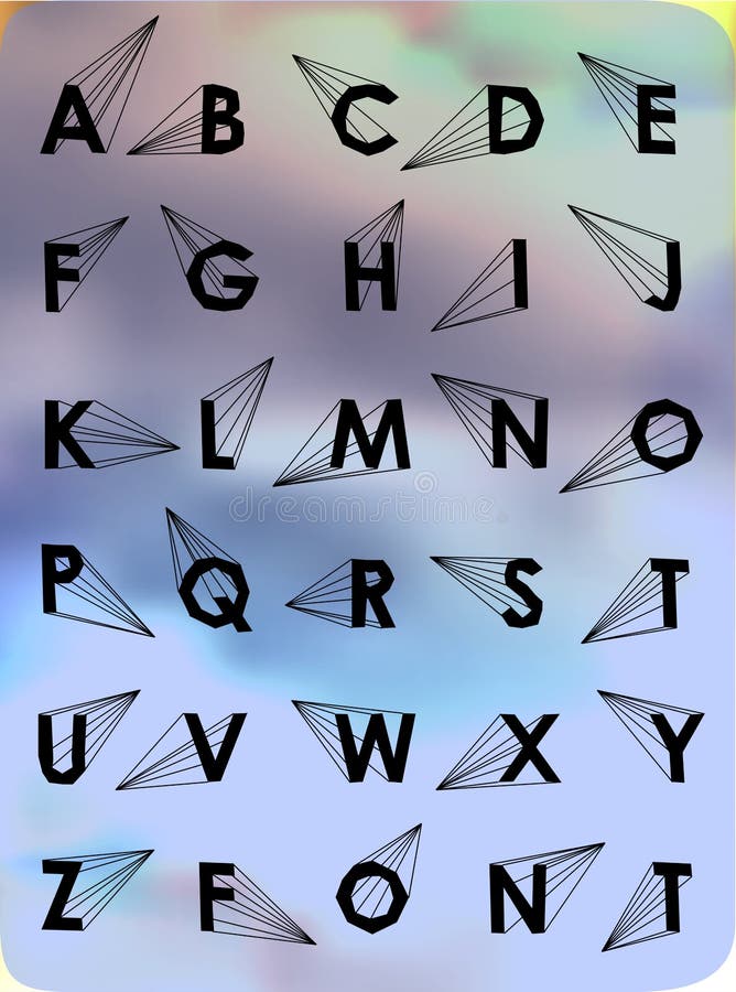 Vector Low Poly Alphabet Font Stock Illustrations – 3,656 Vector Low ...