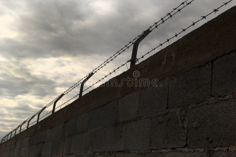 Wire wall stock photo. Image of macro, close, prison - 74296206