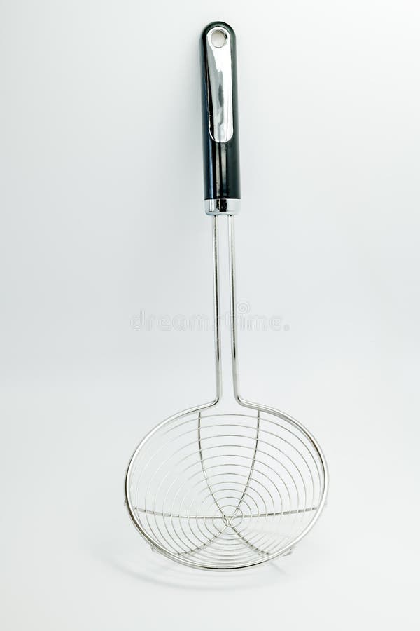 Wire Webbed Strainer Kitchen Tool Used for Cooking Stock Image - Image ...