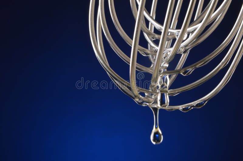 Wire Whisk Dripping with Oil Stock Image - Image of whip, wire: 244355377
