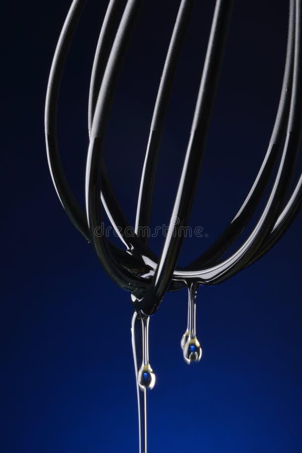 Wire Whisk Dripping with Oil Stock Image - Image of kitchen, dripping ...