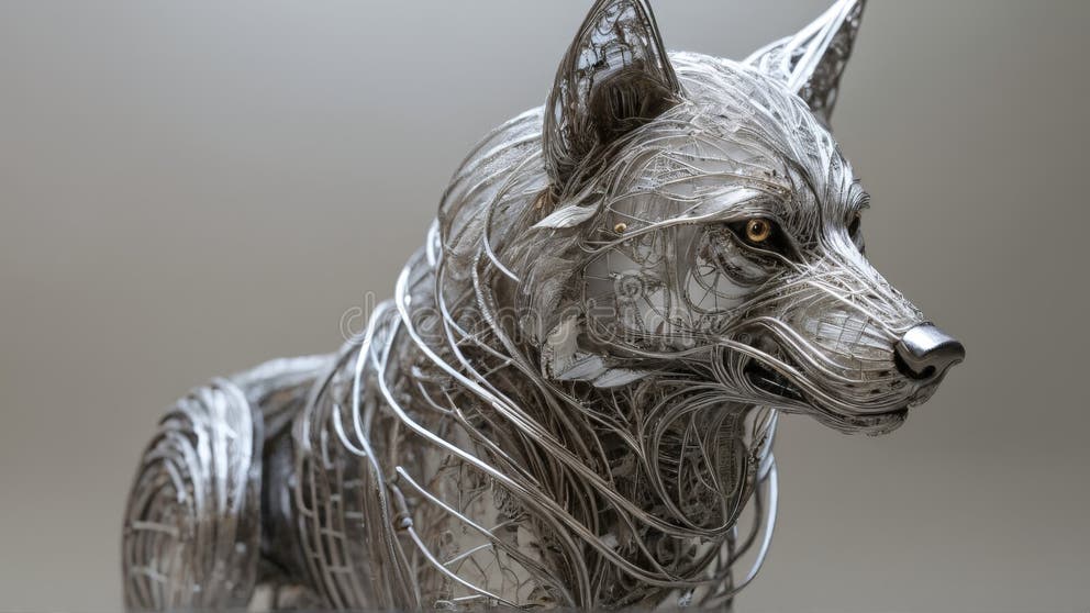 Wire Wolf Stock Illustrations – 163 Wire Wolf Stock Illustrations ...