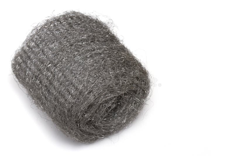 Wire wool scourer stock image. Image of stack, metal - 35753047