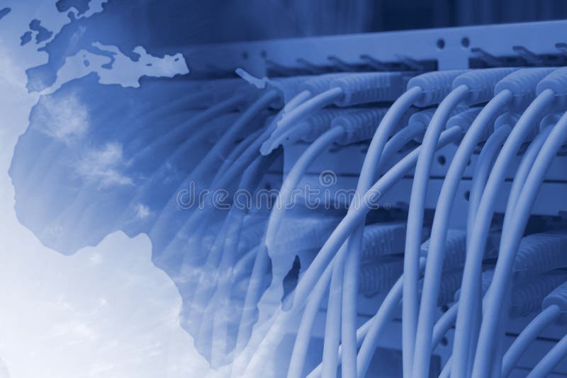 Wired stock photo. Image of business, communication, globe - 22135188