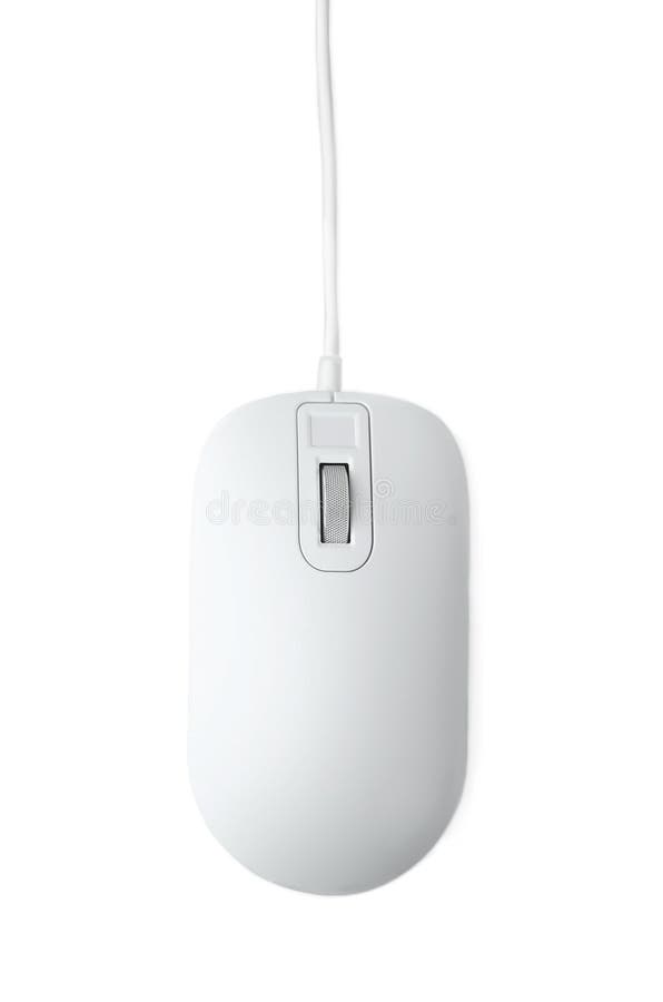 Wired Computer Mouse Isolated on White Stock Photo - Image of lifestyle ...