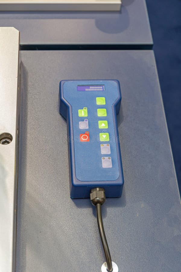 Wired Machine Control stock photo. Image of machine - 222764086