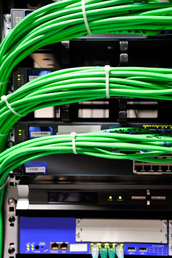Wired network equipment stock photo. Image of cat6, equipment - 19990296