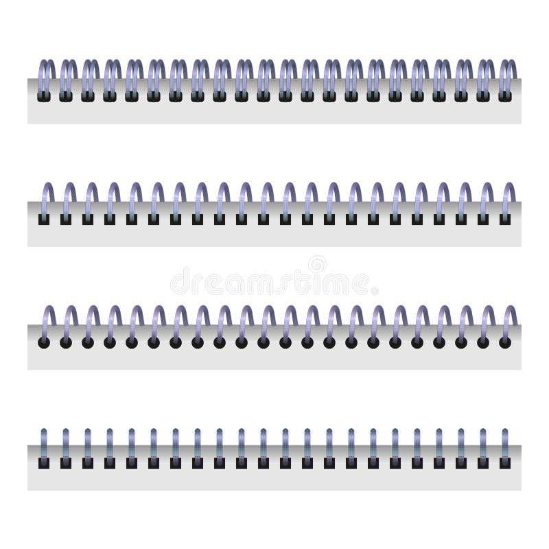 Spiral Binding Vector Stock Illustrations – 1,180 Spiral Binding Vector ...