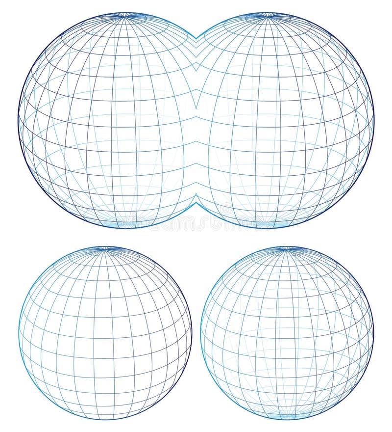 Globe grid - vector stock vector. Illustration of icon - 7495331